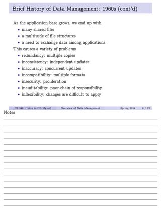 1 Overview Handout Notes PDF