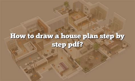 How To Draw A House Plan Step By Step Pdf