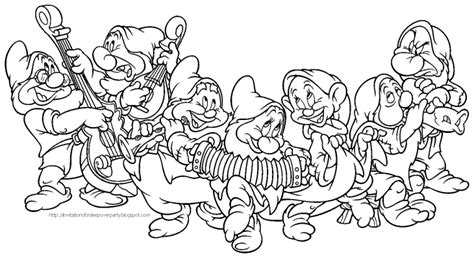 Coloriages Blanche Neige Et Les Sept Nains Films Danimation Dessins à Colorier Coloriages