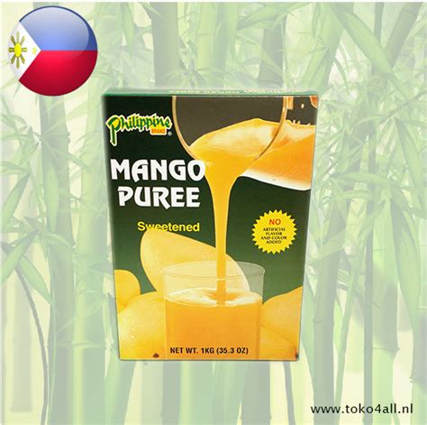 Mango Puree Sweetened 1 Kilo Toko 4 All