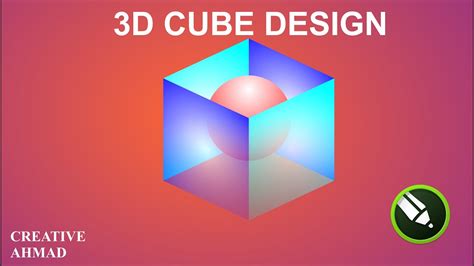 D CUBE LOGO DESIGN TUTORIAL TEMPLATE IN COREL DRAW YouTube