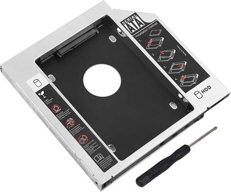 Aluminum Ssdhdd Adapter Tray For Laptop Enclosures Slim