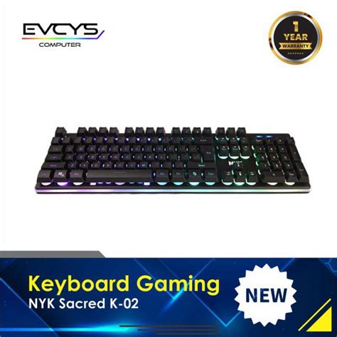 Promo 100 Produk Ori Keyboard Gaming Nyk Sacred K 02 Rgb Diskon 23 Di