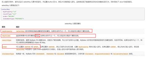 Mybatis学习 Insert和selectkey（插入后返回数据库自动生成的id）mybatis Insert