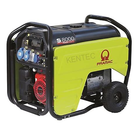 Pramac S8000 230v CONN AVR RCD E Start Long Run Generator