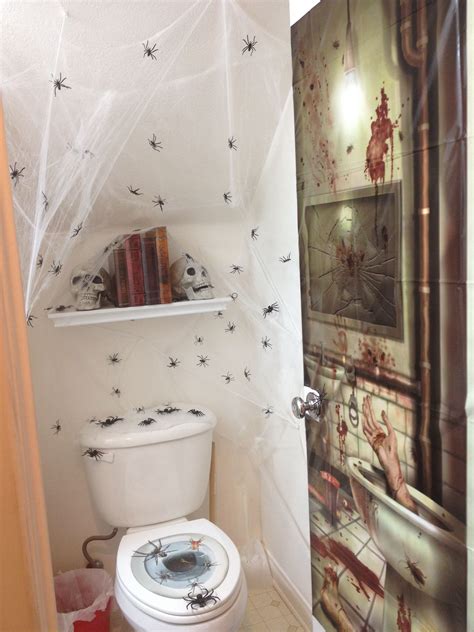 Halloween Decor Spider Bathroom Inspired By Bri