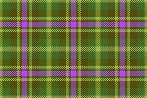 Premium Vector Check Fabric Seamless Tartan Vector Pattern Background Plaid Texture Textile