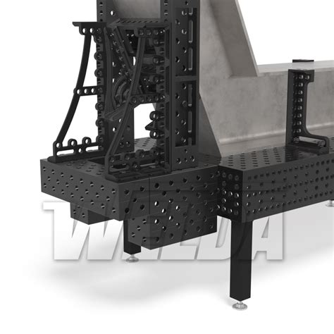 2400x1200mm Siegmund Welding Table 28mm Professional Extreme 88 Plus