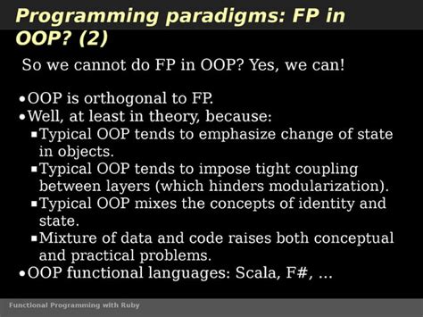 Functional Programming With Ruby Ppt Functional Programming With Ruby Ppt