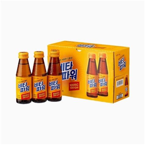 Lotte Vita Power Drink 100Ml x 10ea , 롯데 비타파워 100Ml x 10입 – MEGAMART ...