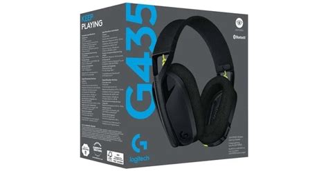 Logitech G435 Lightspeed Wireless Black Dual Mode 24ghz And Bluetooth