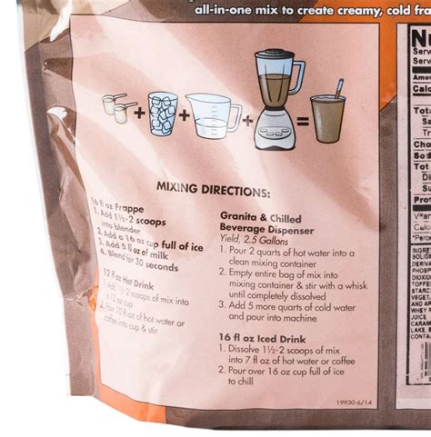 Davinci Gourmet Coffee Frappe Freeze 3 Lb Bulk Bag Latte Serious Sips