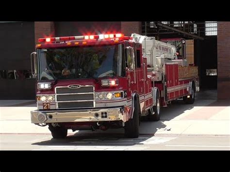 Glendale Fire Dept Truck Responding Youtube