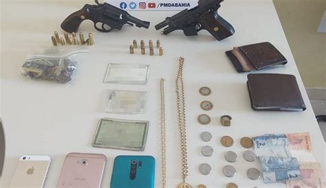 Pm Prende Suspeitos De Homicídios Portando Armas De Fogo No Centro De