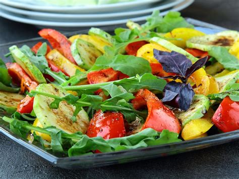 Salade de légumes grillés Recette de Salade de légumes grillés