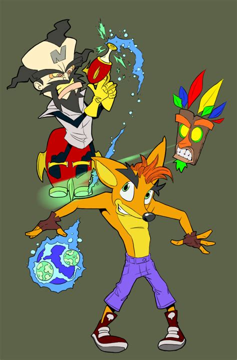 Crash Vs Cortex By Tveye363 On Deviantart