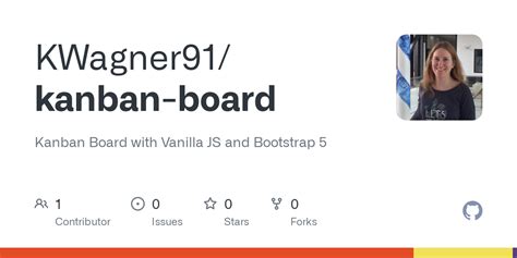 github kwagner91 kanban board kanban board with vanilla js and