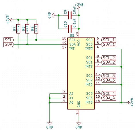 Compilertca9544a I2c Connection Issues Microcontroller Will Not Recognize I2c Chip