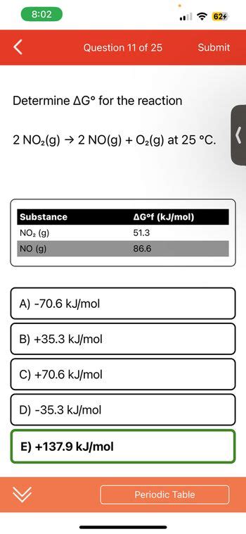 Answered Determine Ag° For The Reaction 2 No₂g Bartleby