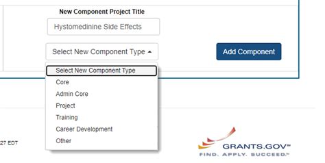 ERA Enhancement Ability To Select Awarded Components On RPPR Screen