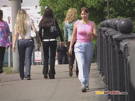 Off Putting Public Piss Fail Of A Cutie Who Wanted To Pee Desperately