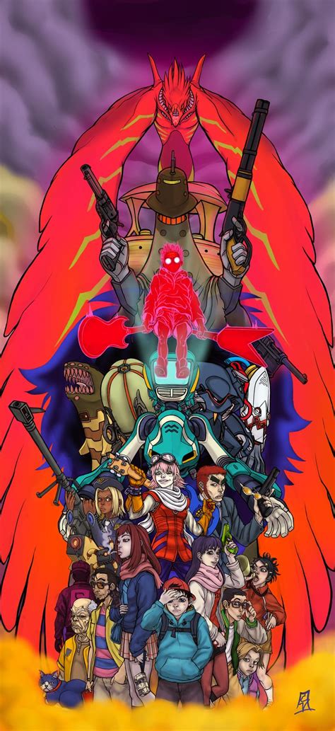 Flcl Fanart 11x17 Print Flcl Fan Art Batman The Long Halloween