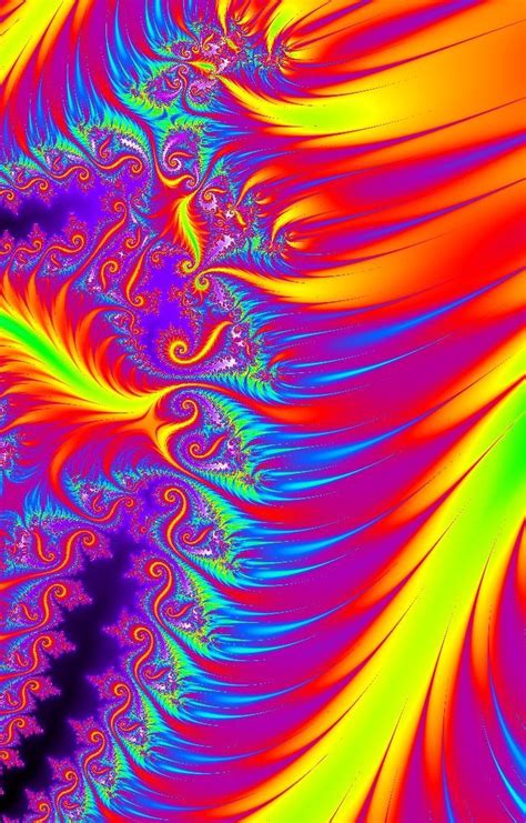 Colorful Fractal Art Background