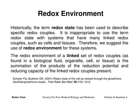 Ppt Redox State And Redox Environment Powerpoint Presentation Free Download Id