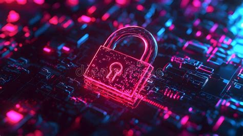 Securing Digital Assets Cybersecurity Techniques Virtual Environment Infographic Futuristic