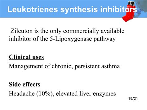 Asthma Inhaler PowerPoint Templates Standard 1 Pptx
