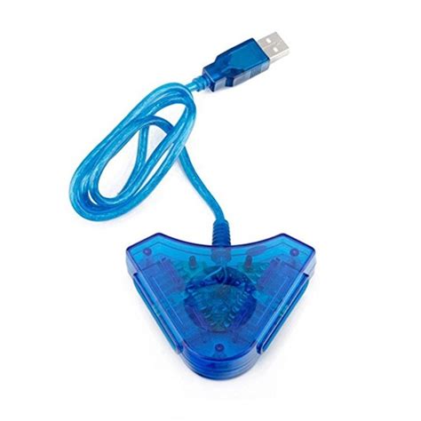 Game Pad Dual Adapter Converter For Ps1 Ps2 Controller To Pc Usb