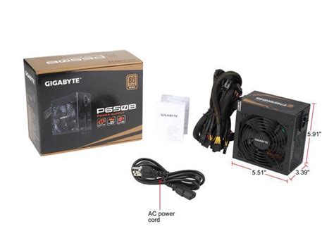 GIGABYTE P650B GP-P650B 650 W Power Supply - Newegg.ca
