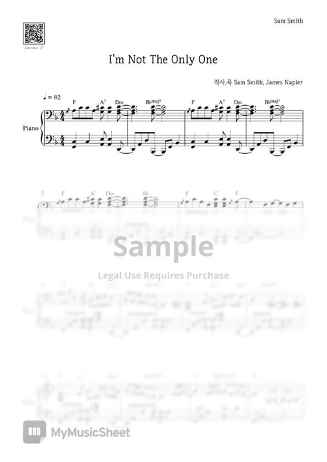 Sam Smith I M Not The Only One Sheets By PIANOiNU