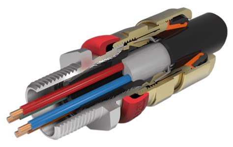 Nec® Compliant Cable Gland Clear Compound Pot Hawke