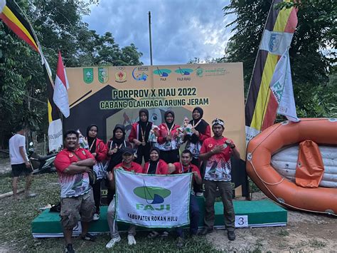 Porprov X Riau Di Kuansing 2022 Tim Arung Jeram Rohul Ukir Prestasi Sumbangkan Medali Perak