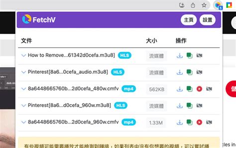 Fetchv 萬用串流影音下載器，支援hlsm3u8mp4blob格式 梅問題．教學網