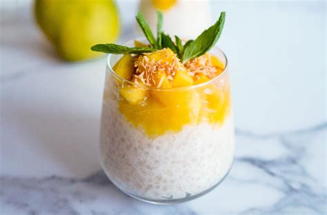Sago Pudding With Coconut And Mango Mr Chens Dumplings