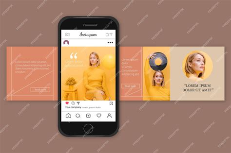 Modelos De Carrossel Do Instagram Vetor Grátis