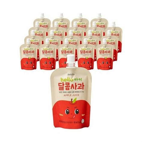 아올다 헬로아이 달콤사과 주스 100 Ml 티몬