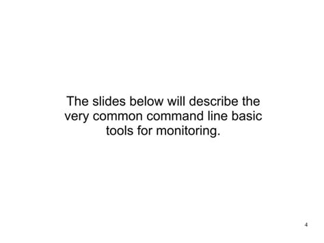 Linux System Monitoring Basic Commands Pdf
