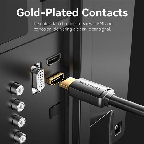 Vention 4k Hdmi Male To Male Cable 4k60hz Hdr 18gbps Bandwidth