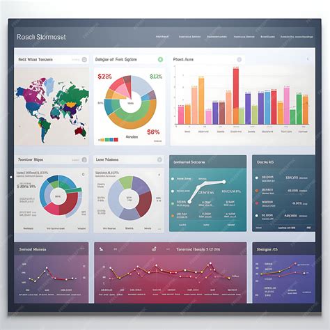 Premium Photo Web Dashboard Hr Employee Performance Dashboard Widget