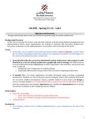 CSC408 Spring21 22 Prog Assig 1 1 Pdf CSC408 Spring 21 22 Lab1
