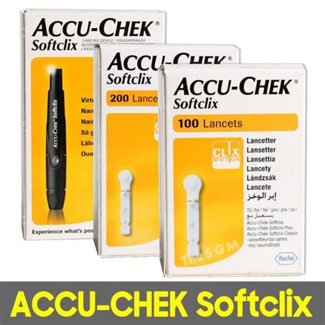 Accu Chek Softclix 100 Lancets 200 Lancets 0 4mm 28g Accucheck