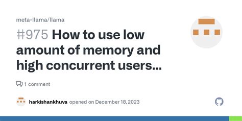 How To Use Low Amount Of Memory And High Concurrent Users When Using