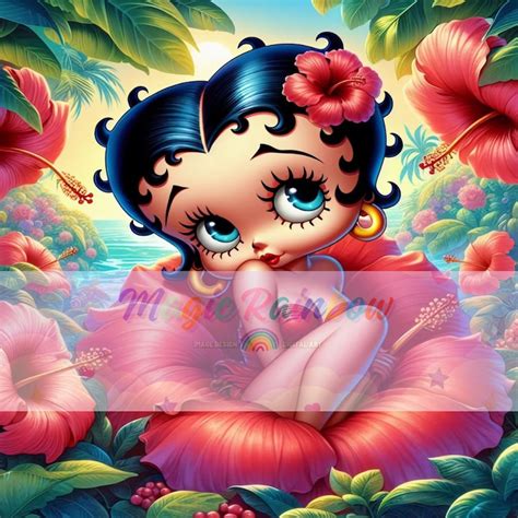 Betty Boop 20oz Tumbler Png Betty Girl Tumbler Sublimation Design