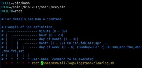 Linux设置定时任务 清理文件内容 码丶bug 博客园