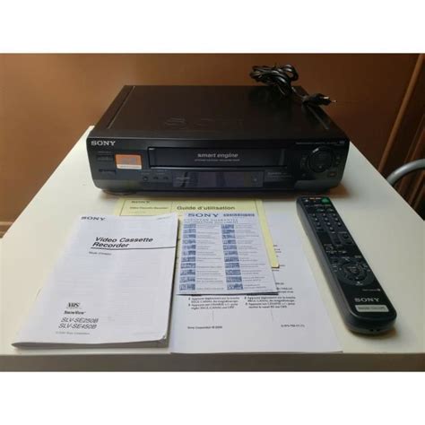 MAGNETOSCOPE SONY SLV SE250 LECTEUR ENREGISTREUR K7 CASSETTE VIDEO VHS