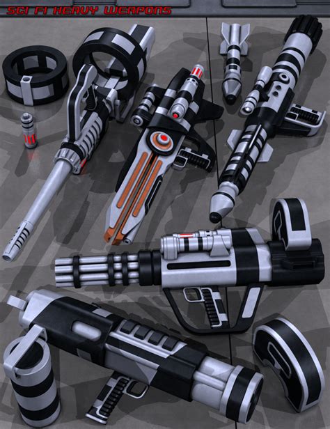 Sci Fi Heavy Weapons Daz 3d