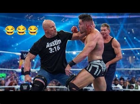 Stone Cold Attack Austin Theory At WrestleMania 🔥🔥 - Wrestling Revolution 3d - YouTube